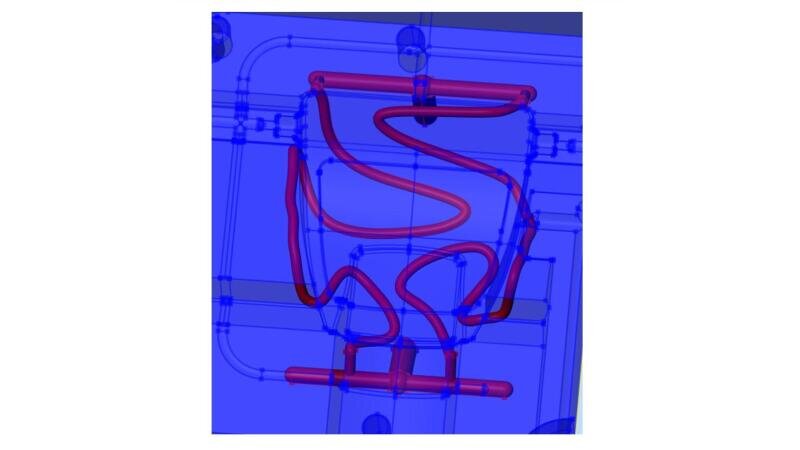 OptiCool - Automated design of conformal cooling channels